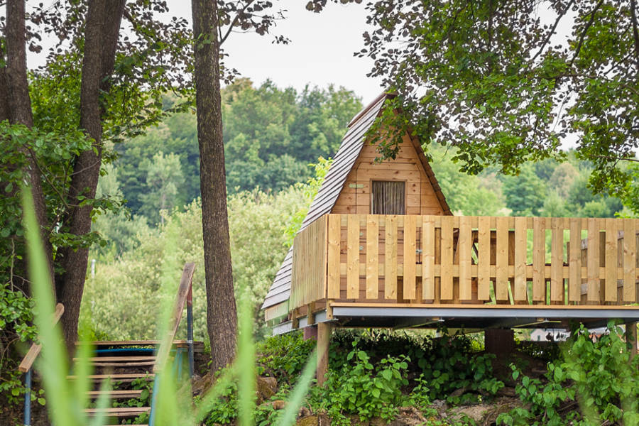 Drveni šatori | Kamp Slapić